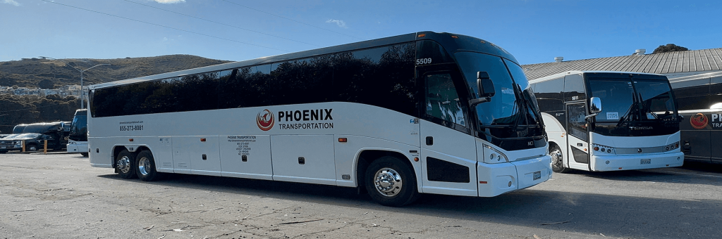56 Passenger Motor Coach Bus Rental San Francisco