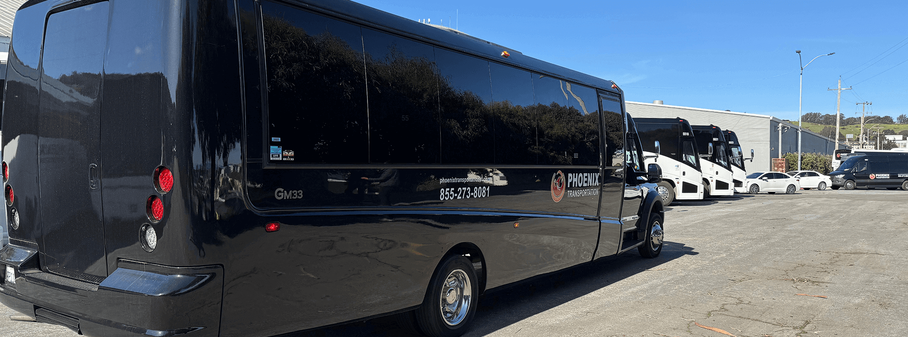 Charter Bus and Shuttle Bus Rental Services Novato