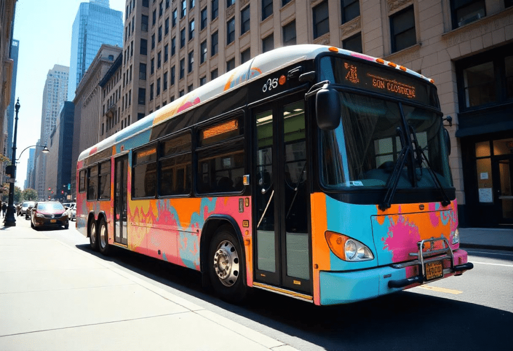 Creative Bus Wrap Graphics That Grab Attention