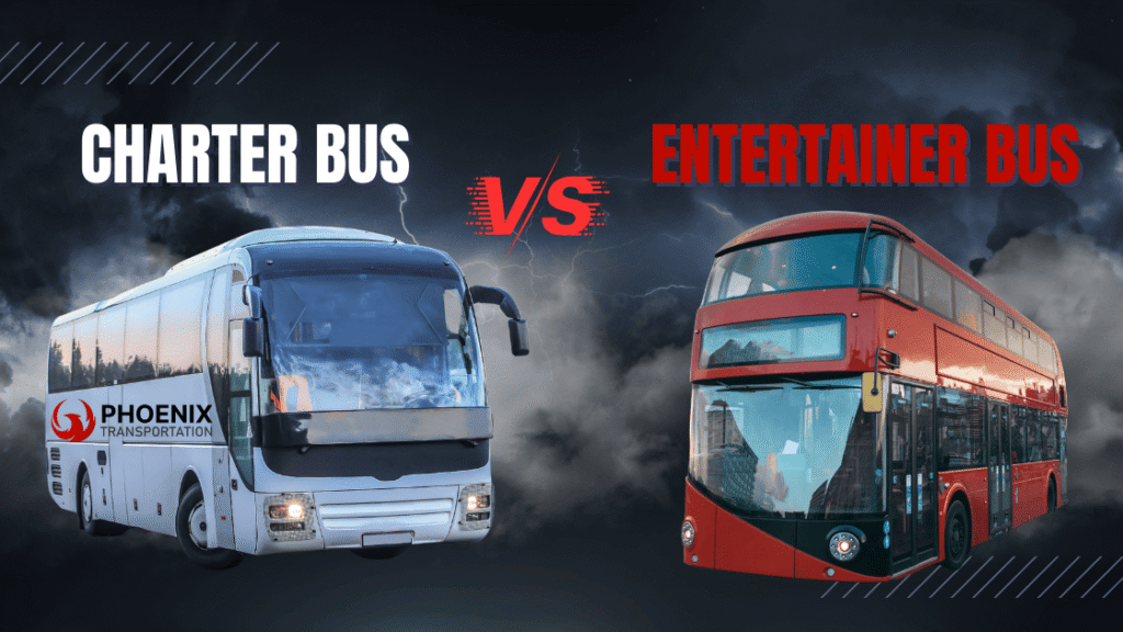 What's the Difference Between Charter Buses and Entertainer Buses?
